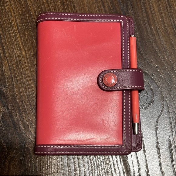 Coach | Bags | Coach Vintage Coral And Mauve Address Book With Original ...